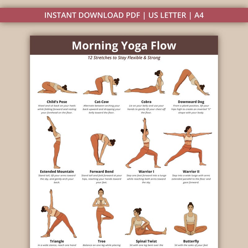 Morning Stretches Poster - Etsy