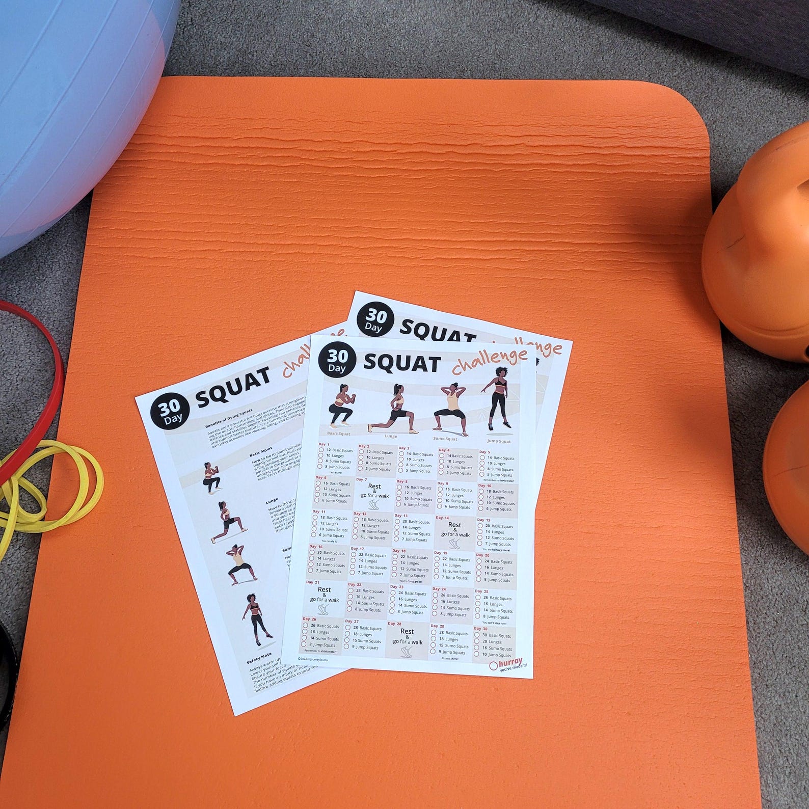 30-day Squat Challenge | Fitness Workout Plan | Digital Workouts ...