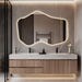 Asymmetrical LED Mirror With Lights, Irregular Asymmetrical LED Lighted ...