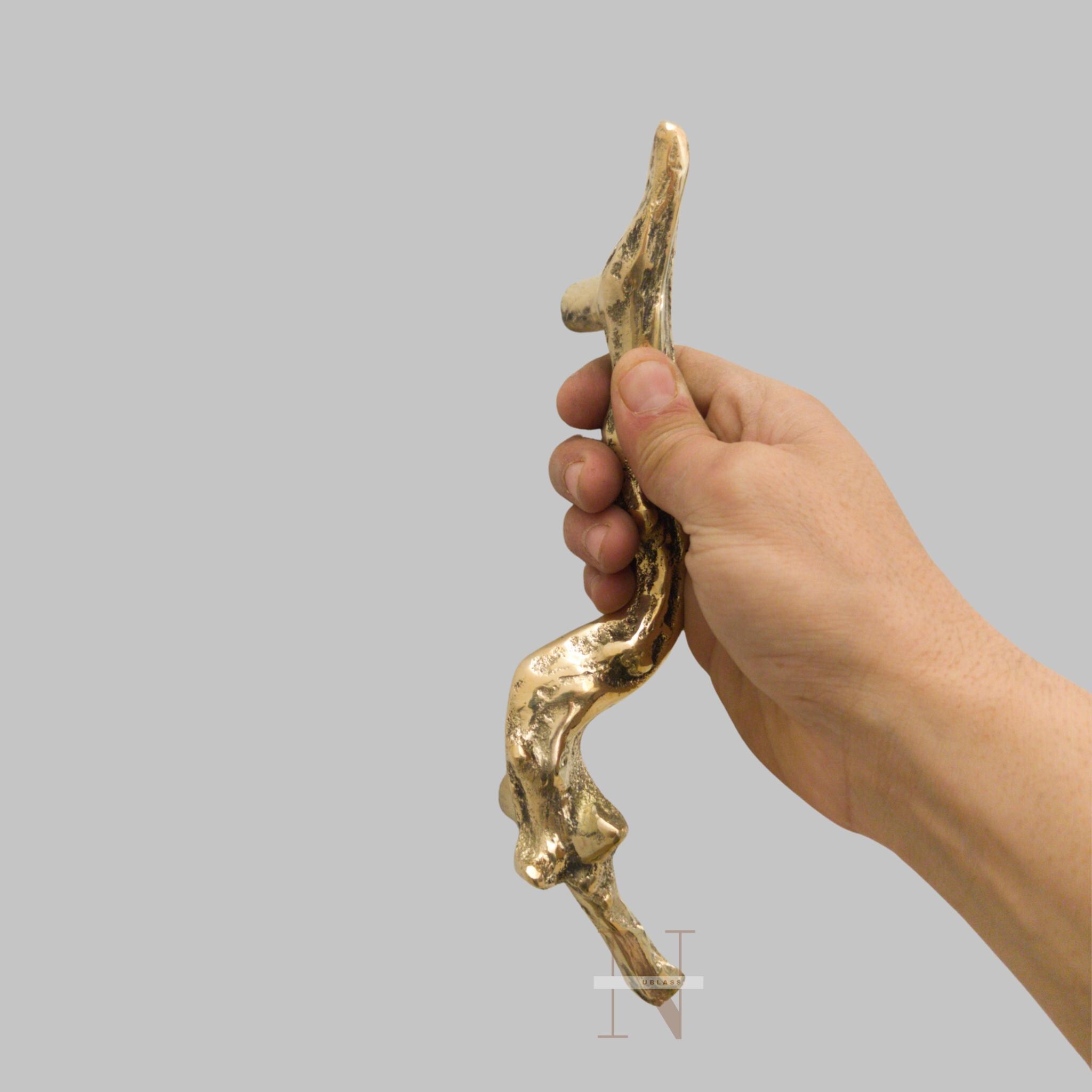 Solid Brass Tree Branch Handle Handmade Rustic Door Pull - Etsy