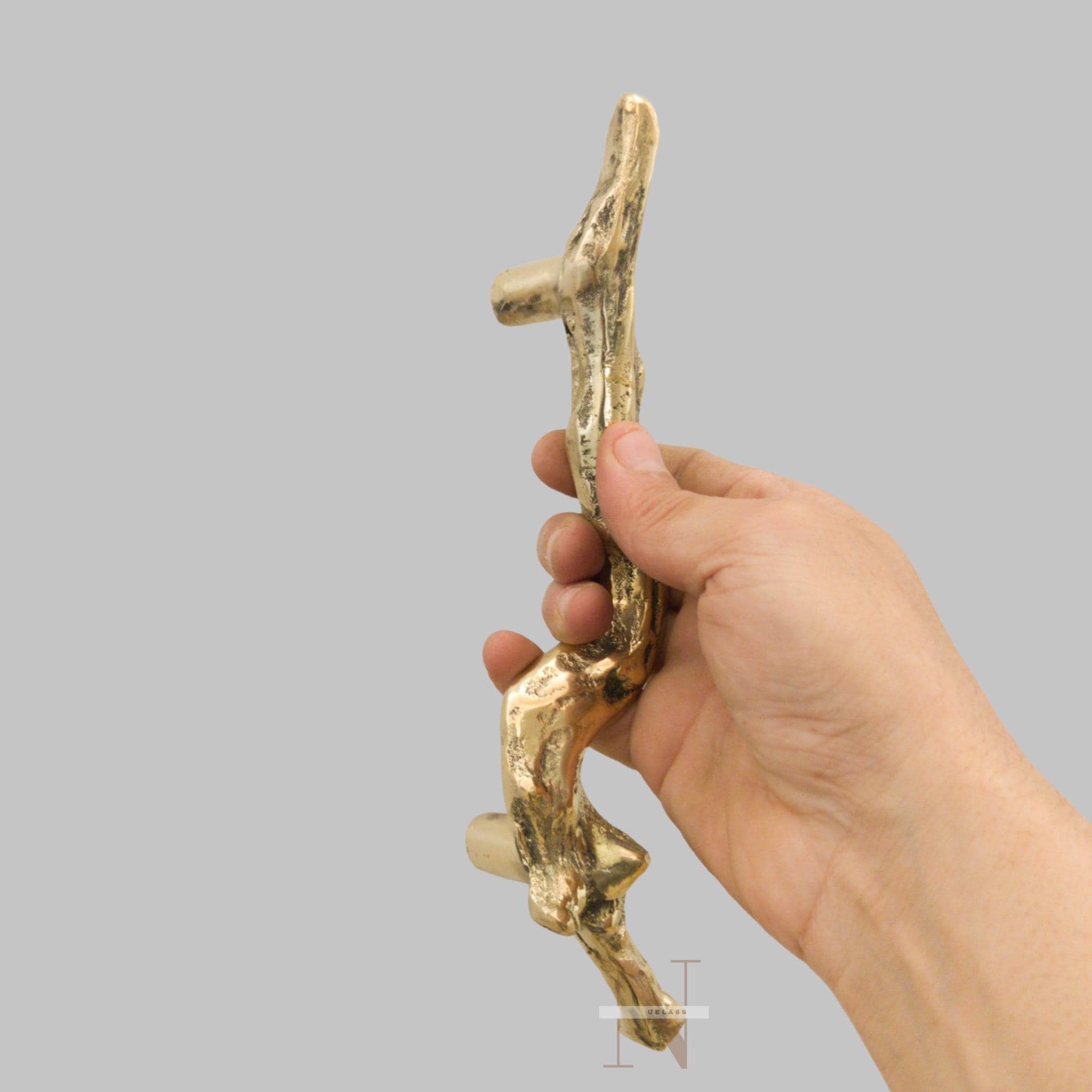 Solid Brass Tree Branch Handle Handmade Rustic Door Pull - Etsy