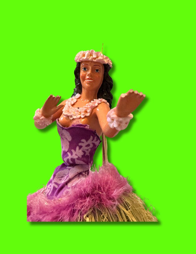 RARE VINTAGE 1980's Hawaiian Hula Girl Lamp - Etsy