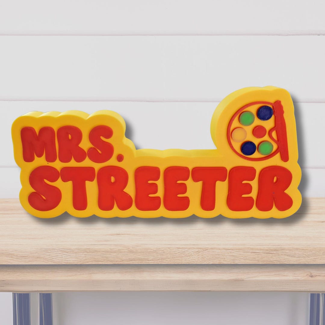 Custom Art Teacher Name Plate Desk Plaque – Personalized Home Decor ...