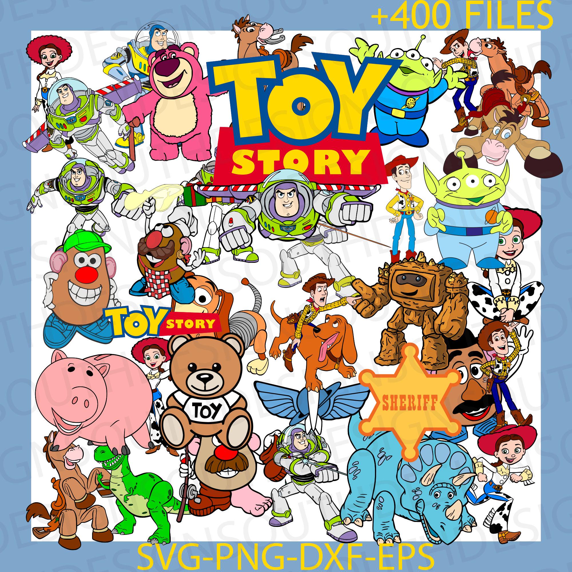 Toy Story Clipart Bundle, Toy Story Svg Cut Files for Cricut ...
