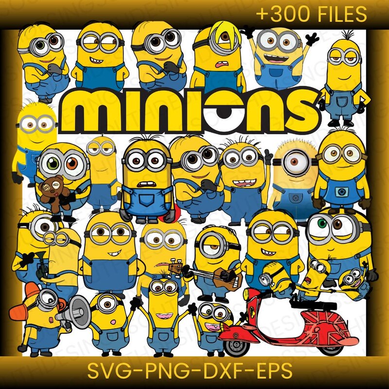 Minions Clipart - Etsy