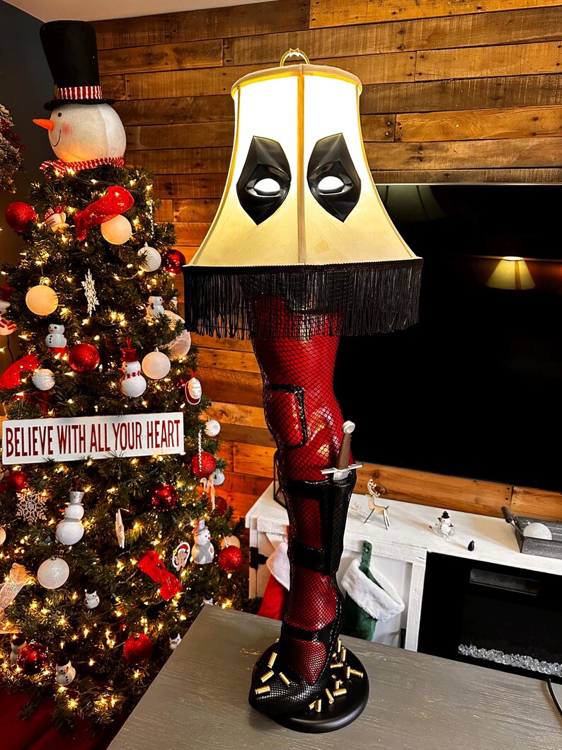 Custom Deadpool Leg Lamp - Etsy