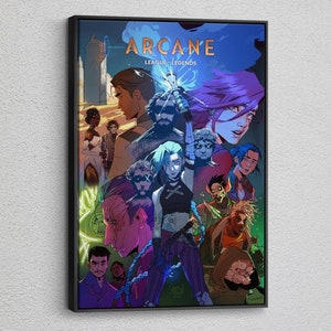 Arcane Film Canvas Wall Art, Creative Art Print Poster for Gift,arcane ...