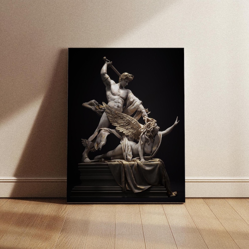 Perseus and Medusa Wall Art, Perseus and Medusa Canvas Print,perseus ...