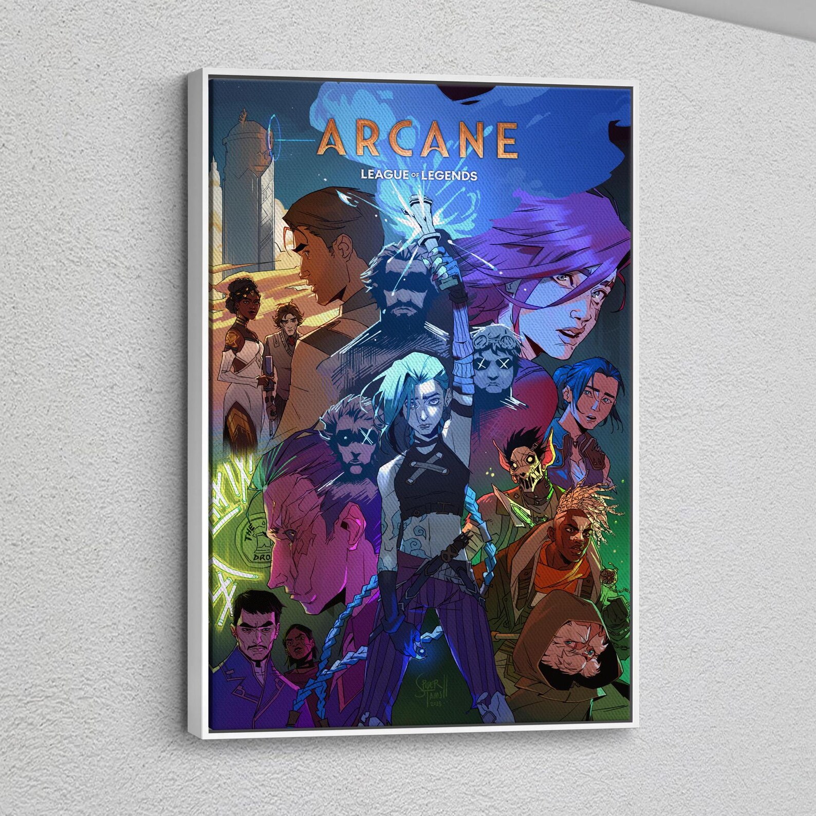 Arcane Film Canvas Wall Art, Creative Art Print Poster for Gift,arcane ...
