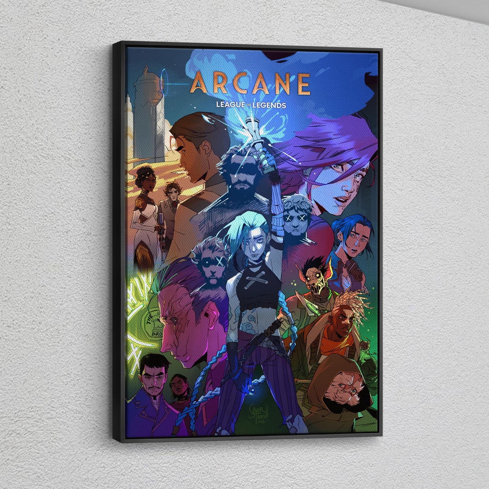 Arcane Film Canvas Wall Art, Creative Art Print Poster for Gift,arcane ...