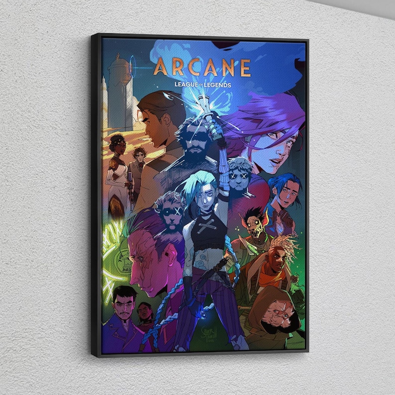 Arcane Film Canvas Wall Art, Creative Art Print Poster for Gift,arcane ...