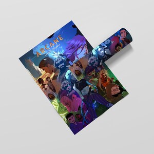 Arcane Film Canvas Wall Art, Creative Art Print Poster for Gift,arcane ...