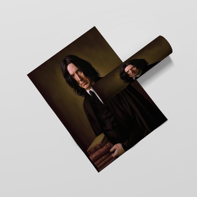 Professor Snape Painting Canvas Print, Severus Snape Wall Art, High ...