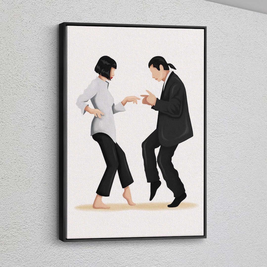 Pulp Fiction Dance Canvas Print, Pulp Fiction Wall Art, Museum Quality ...