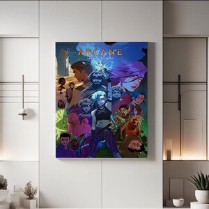 Arcane Film Canvas Wall Art, Creative Art Print Poster for Gift,arcane ...