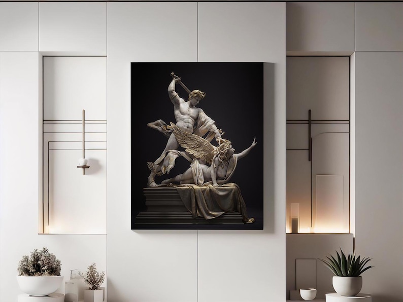 Perseus and Medusa Wall Art, Perseus and Medusa Canvas Print,perseus ...