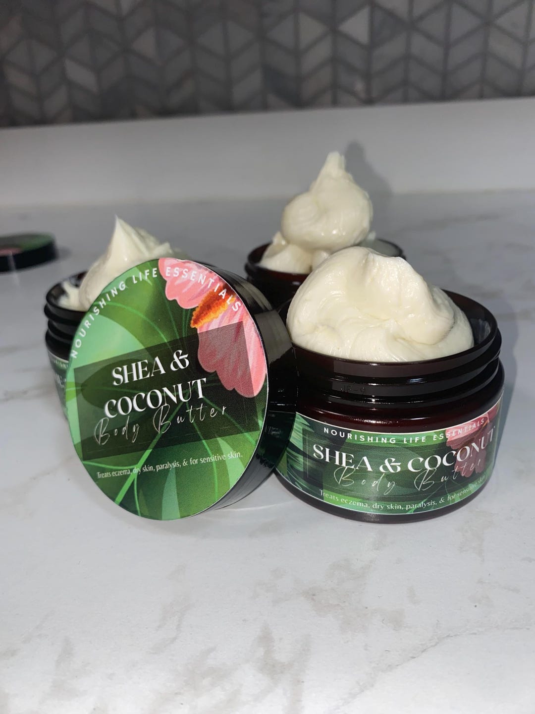 Shea & Coco Eczema Body Butter: Hand Whipped Cream - Etsy