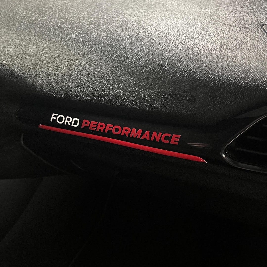FORD PERFORMANCE Dashboard Stickers - Etsy