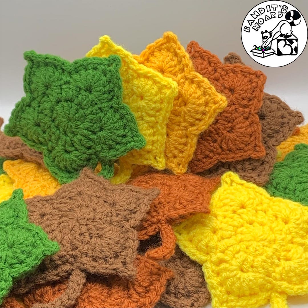 Crochet Crunchy Leaf Fidget Set - Etsy