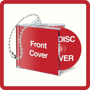 Customized Mini CD Keychain With NFC Tap to Play! Perfect Gift for ...