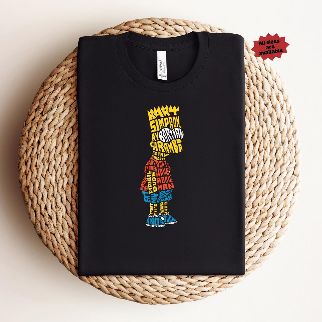 Bart Simpson T-shirt, Simpsons Family Tshirt, Bart Simpson Hoodie, Bart ...