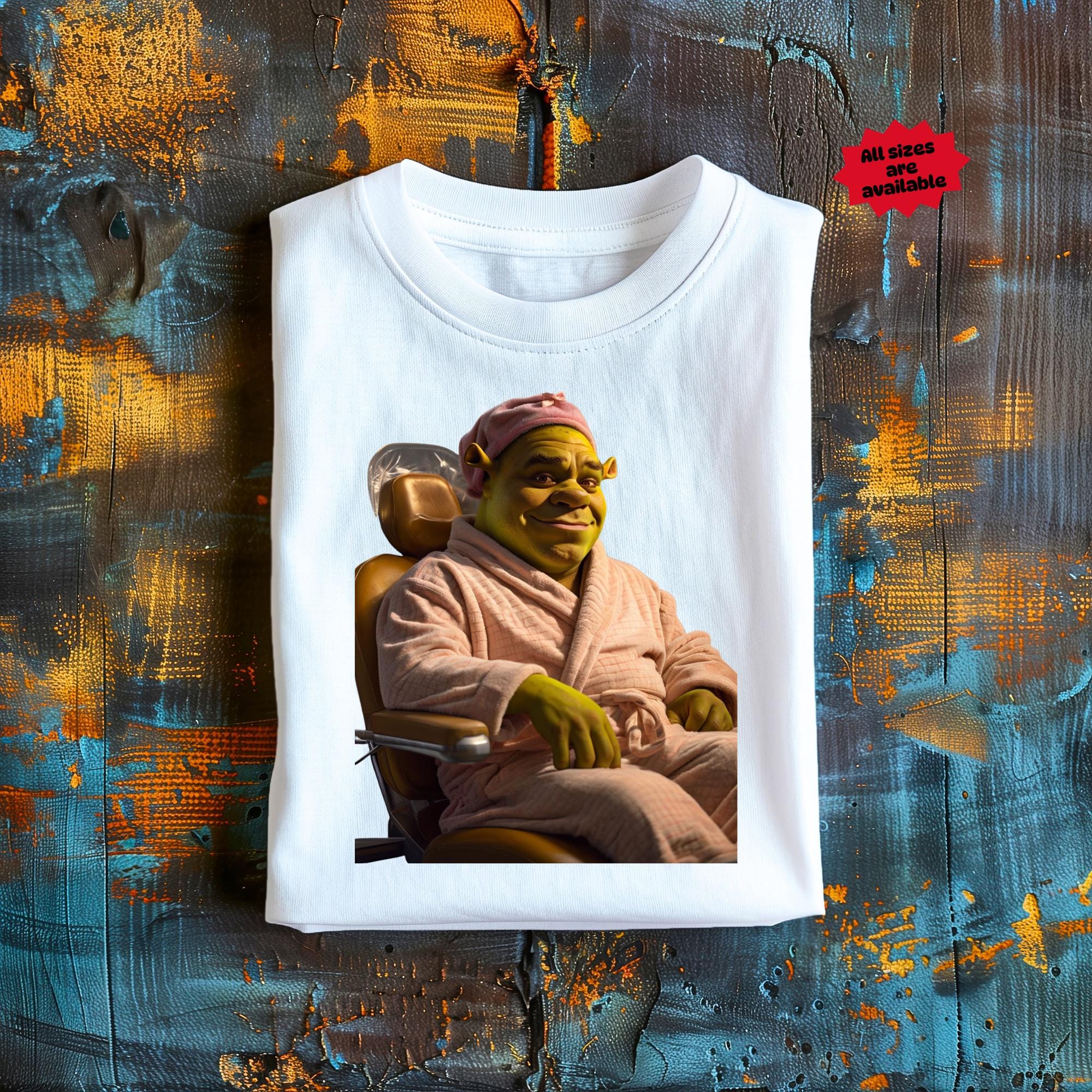 Relaxing Shrek Meme T-shirt and Hoodie – Funny Graphic Tee for Meme ...