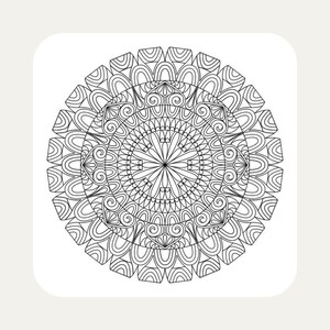 Zen Mandala Meditation: Ultimate Stress-relief Coloring Book for Adults ...