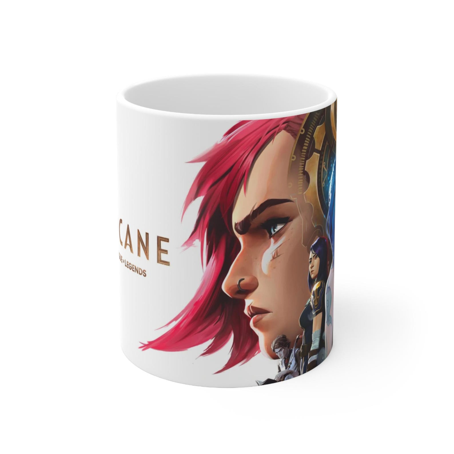 Arcane Jinx and Vi Mug - League of Legends Coffee Cup, 11oz, 15oz ...