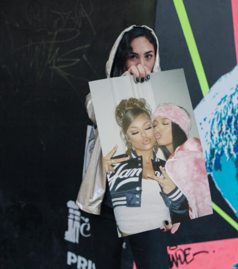 Silk Poster, Latto Celebrity Print, Girls Girls Best Friend, Indoor ...