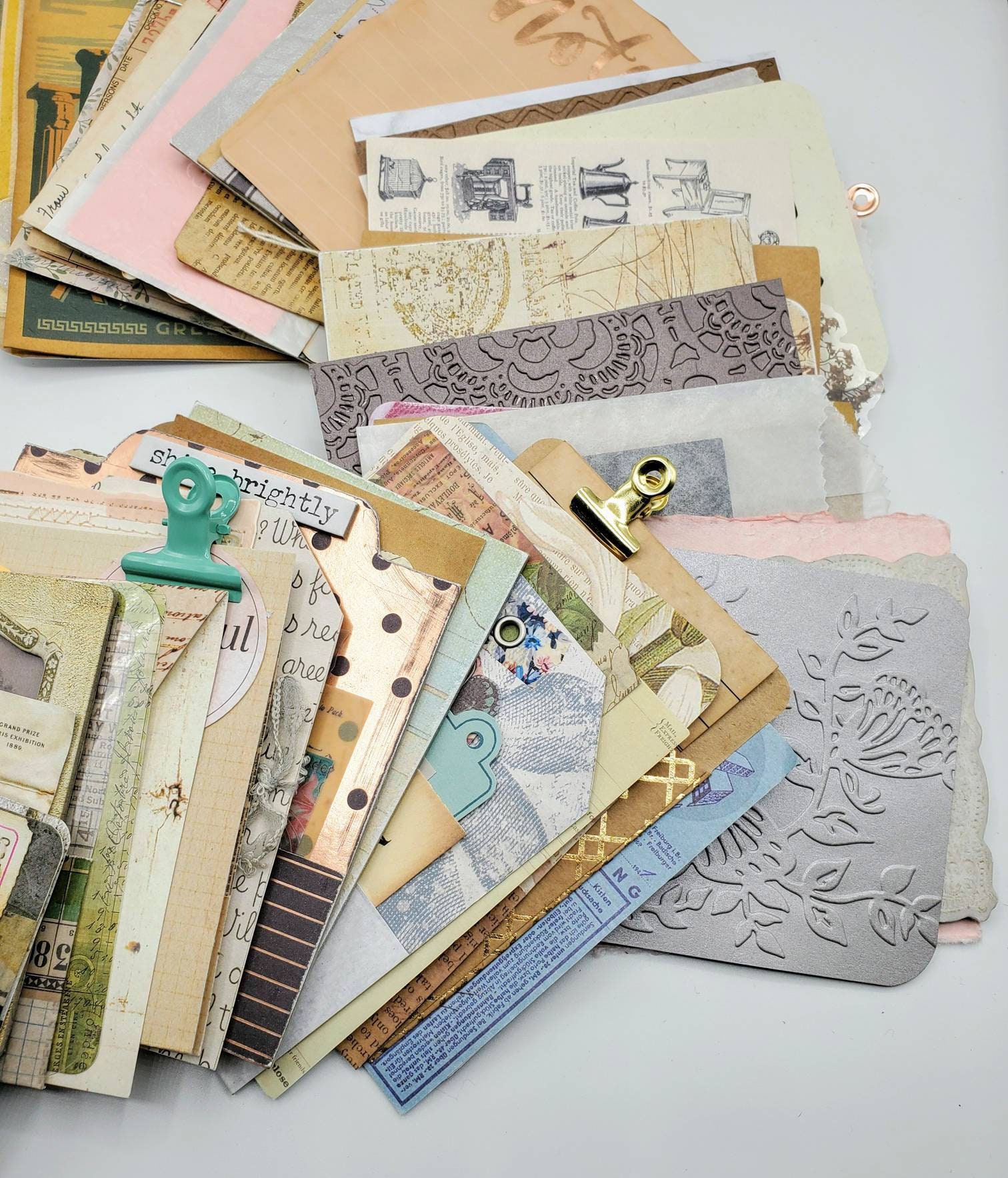 Memory Journal Box with 150 Pieces Vintage-Inspired Ephemera | Etsy