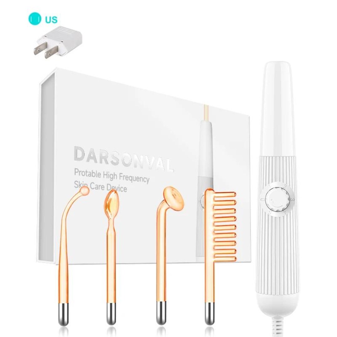 High Frequency Electrode Wand Machine Neon Electrotherapy Glass Tube ...
