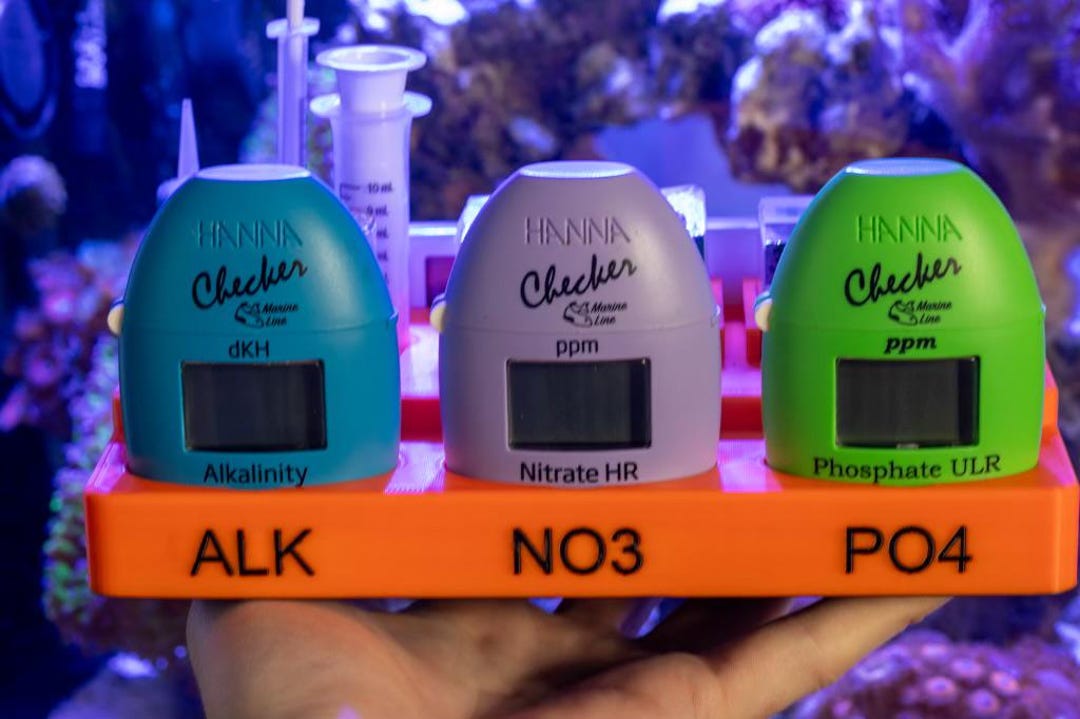 Hanna Checker 3D Printed Combo Oranizer - Alkalinity, Nitrate ...