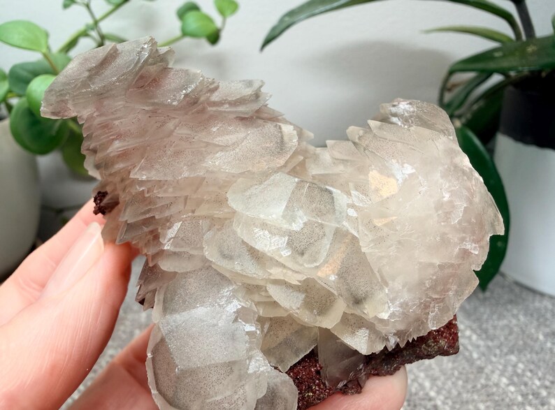 Stacked Tower Calcite on Iron Ore Matrix, Daye Hubei, China - Etsy