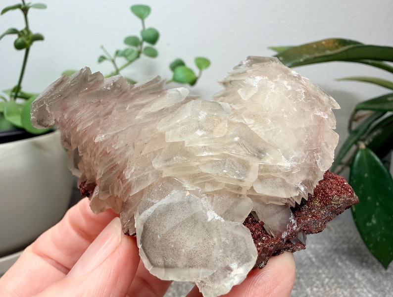 Stacked Tower Calcite on Iron Ore Matrix, Daye Hubei, China - Etsy