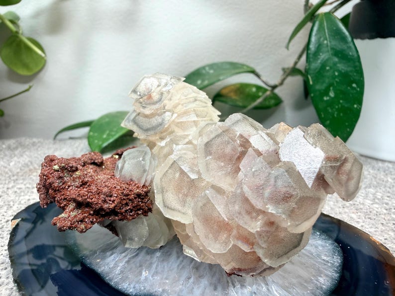 Stacked Tower Calcite on Iron Ore Matrix, Daye Hubei, China - Etsy