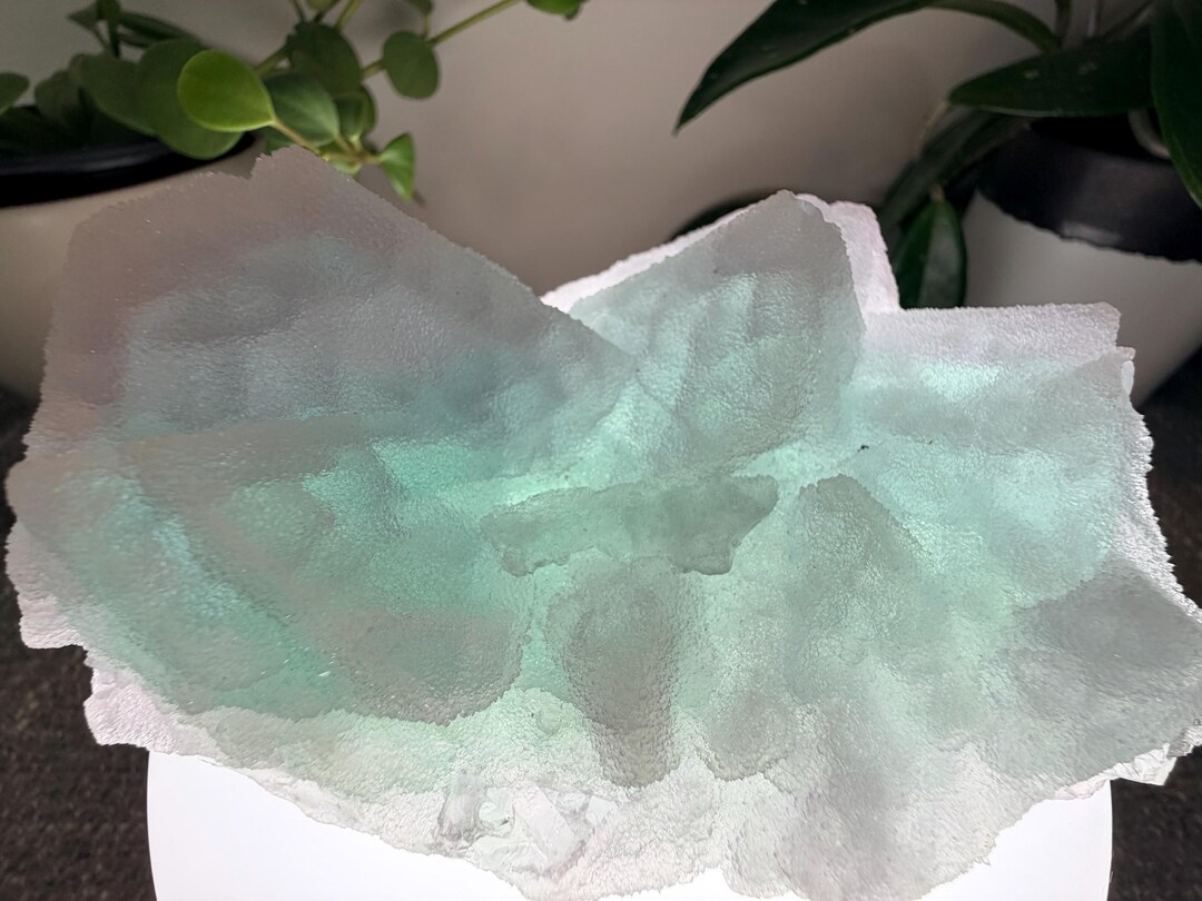 Large Sparkling Green Purple Sugar Octahedral Fluorite | Fujian China ...