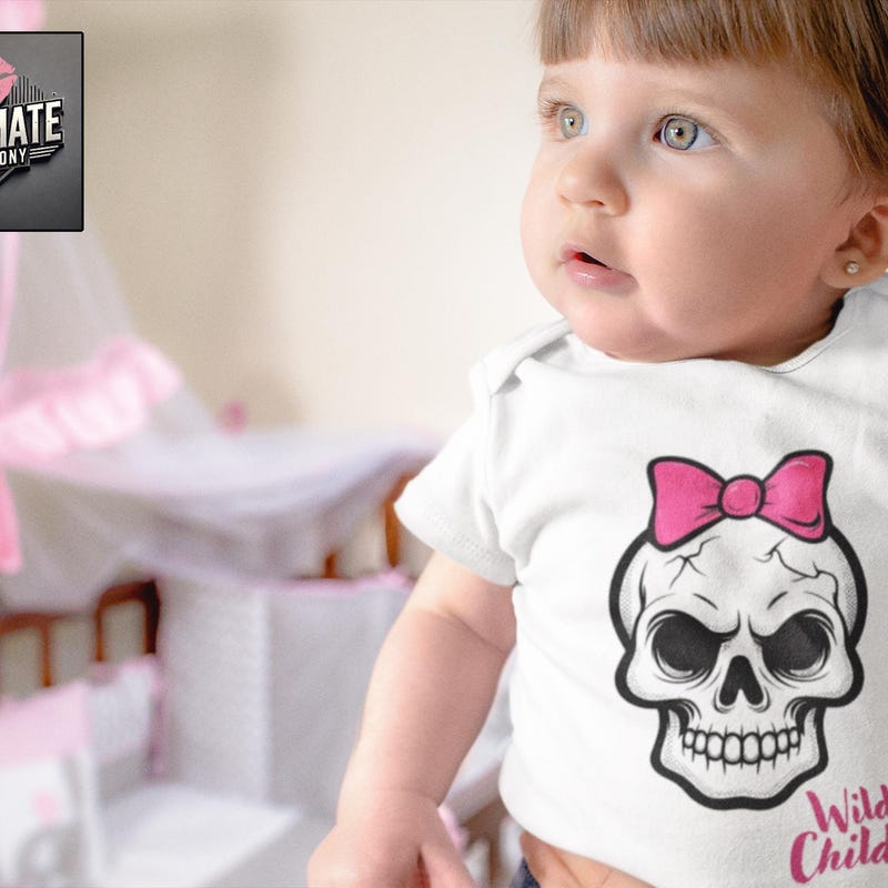 Skull Onesies - Etsy