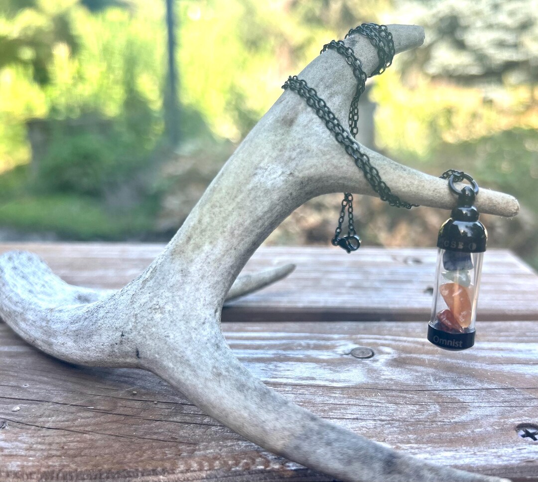 Consumia’s Spiritual Emporium Omnist Pendant With Mixed Color Stones - Etsy