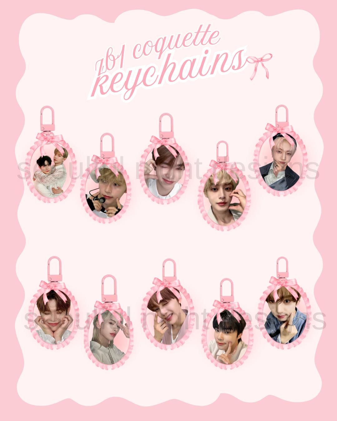 PRE ORDER-- Zerobaseone Coquette Frame Keychains - Etsy