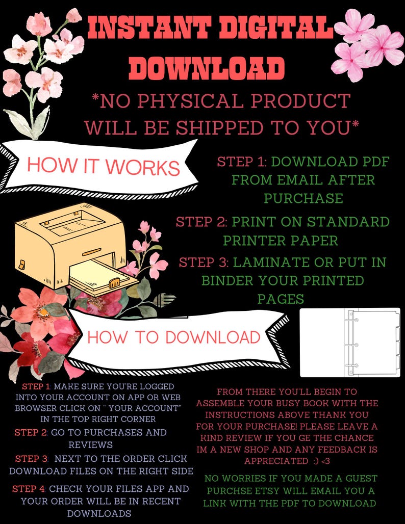 Busy Books Kids: 100+ Page Educational Printables for Homeschool ...
