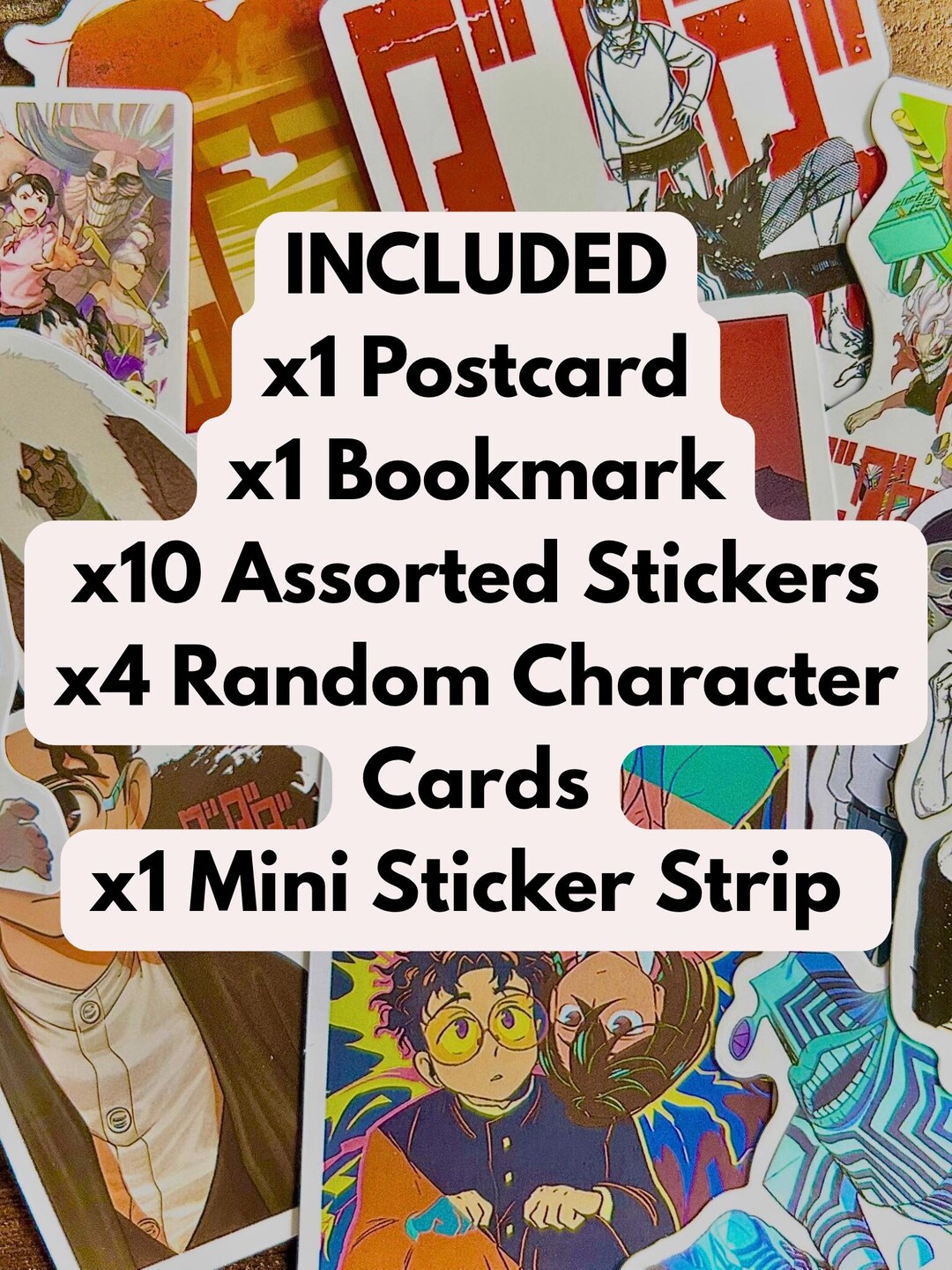 Dandadan Anime Sticker Pack Mixed Paper and Vinyl Stickers for ...