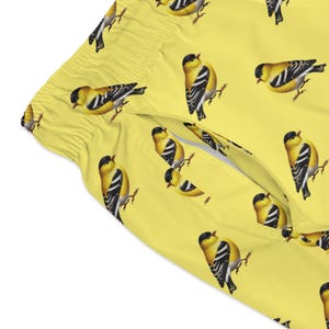 Light Spring Swimwear | Color Season Palette | Bird Pattern Yellow Men ...