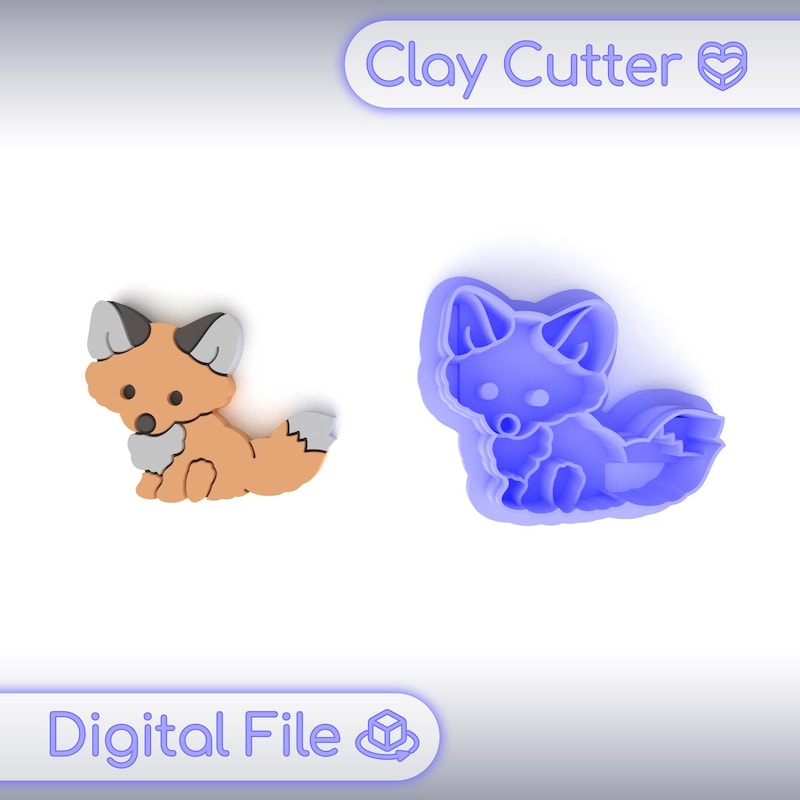 Clay Fox - Etsy