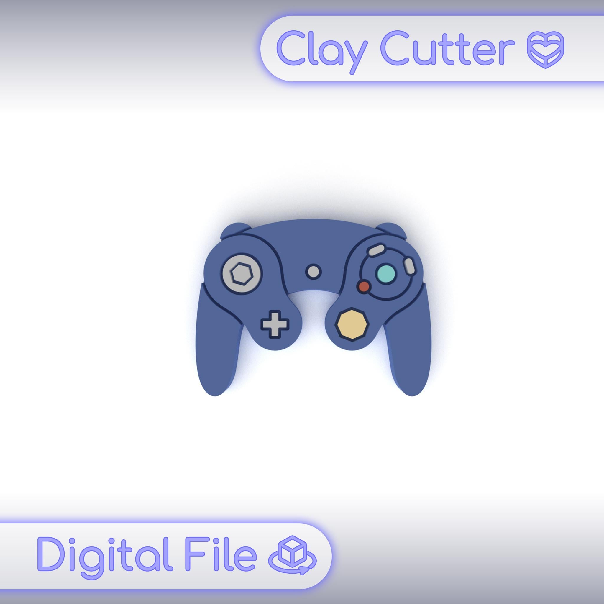 Polymer Clay Cutter "video Game Controllers" | Digital STL File ...