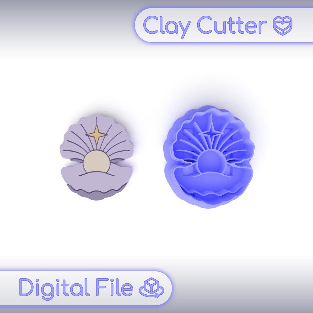 Polymer Clay Cutter "pearl" | Digital STL File | Earring Cutter | 5 ...