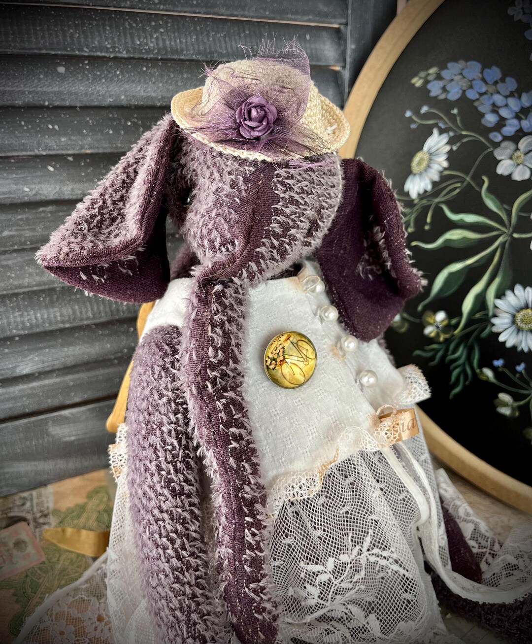 Teddy Elephant Toy Violet - Etsy