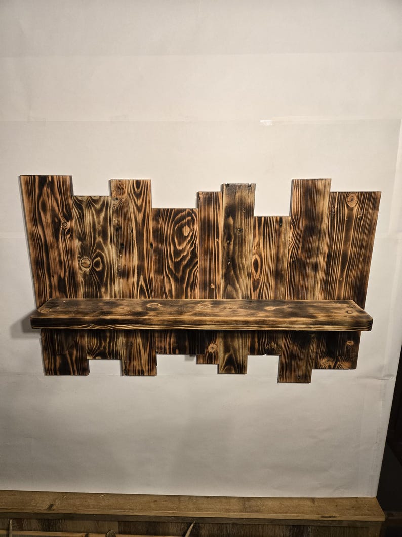 Handcrafted Reclaimed Barn Wood Shelf - Etsy