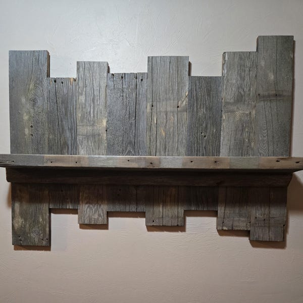 Barnwood Shelf - Etsy