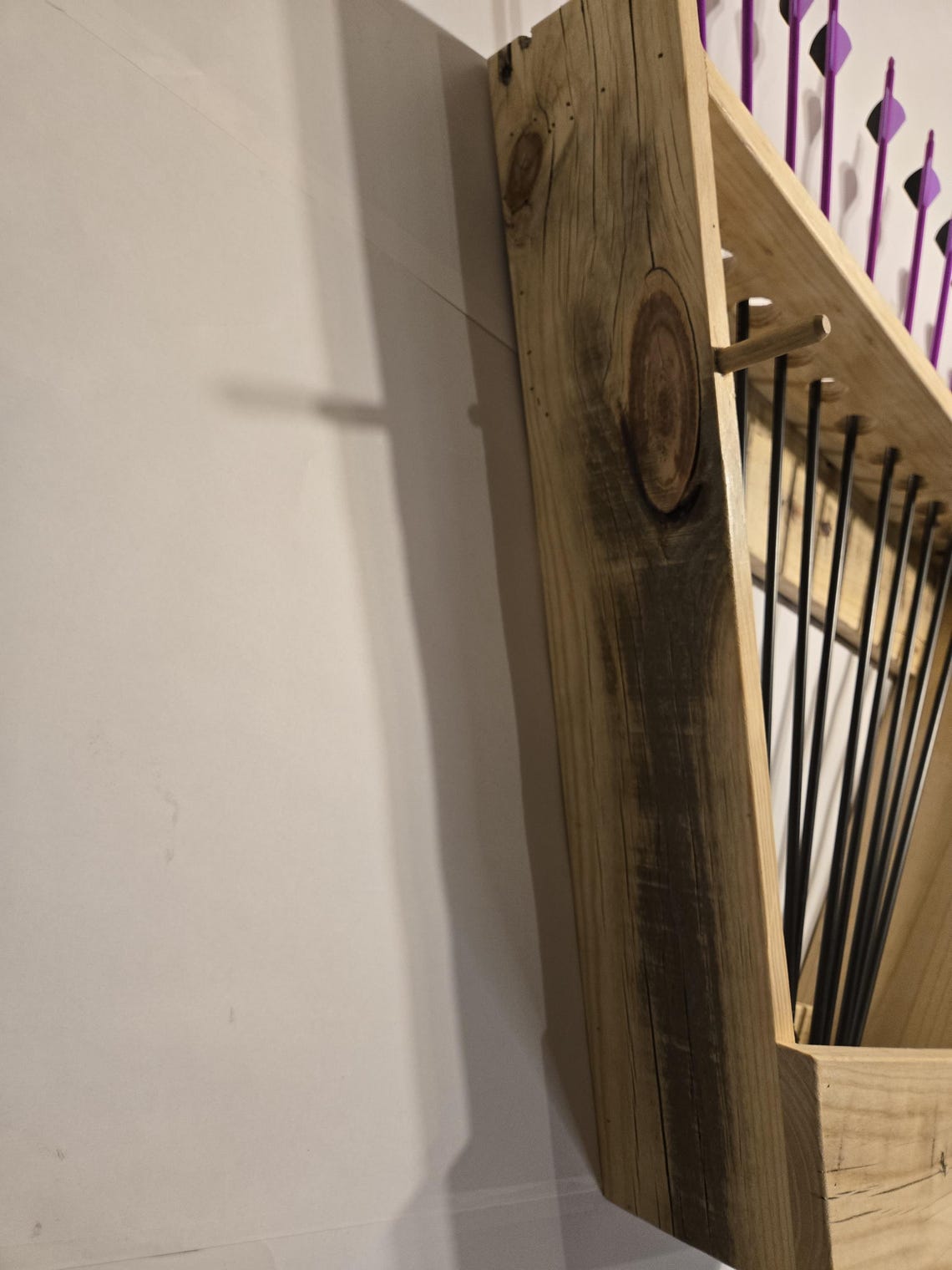 Handcrafted Reclaimed Wood Bow and Arrow Hanger - Etsy