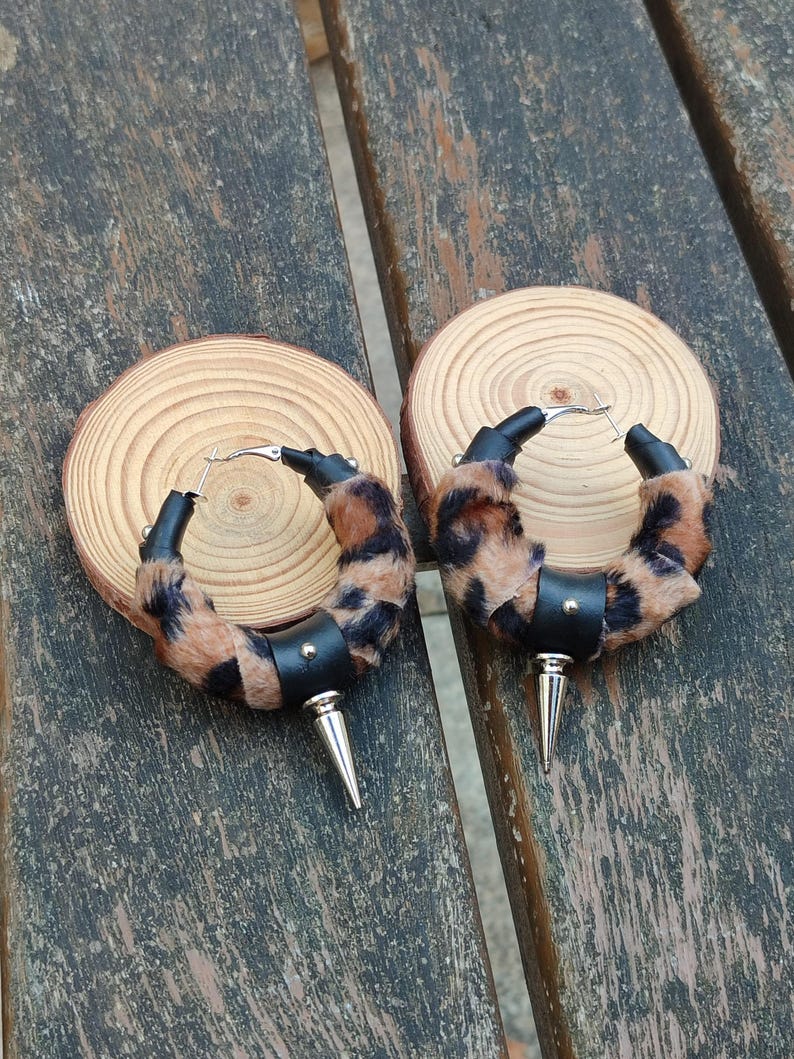 Leo Spiky Hoops - Etsy Portugal